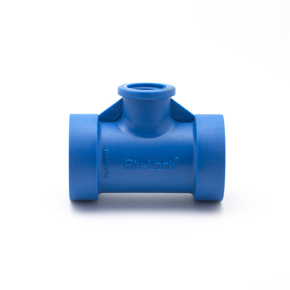 TEE DE 1" X HI 1/2" BLU LOCK – Sercoriego SpA